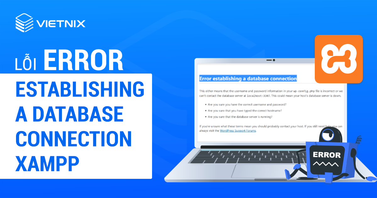 Sửa lỗi Error Establishing a Database Connection XAMPP