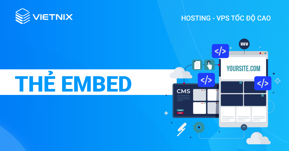 Thẻ embed (liên kết nhúng) trong HTML