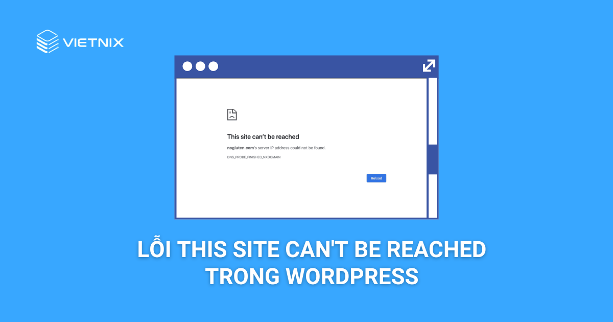11 cách sửa lỗi 'This site can't be reached' trong WordPress