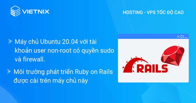 Cách sử dụng PostgreSQL với Ruby on Rails trên Ubuntu 20.04