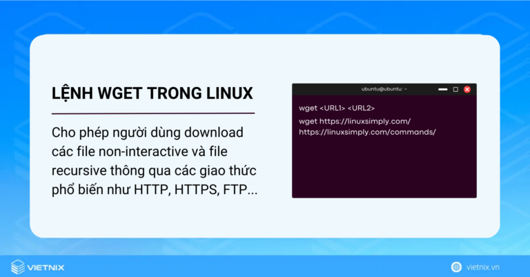 Hướng dẫn sử dụng lệnh wget trong Linux với 14 ví dụ cụ thể