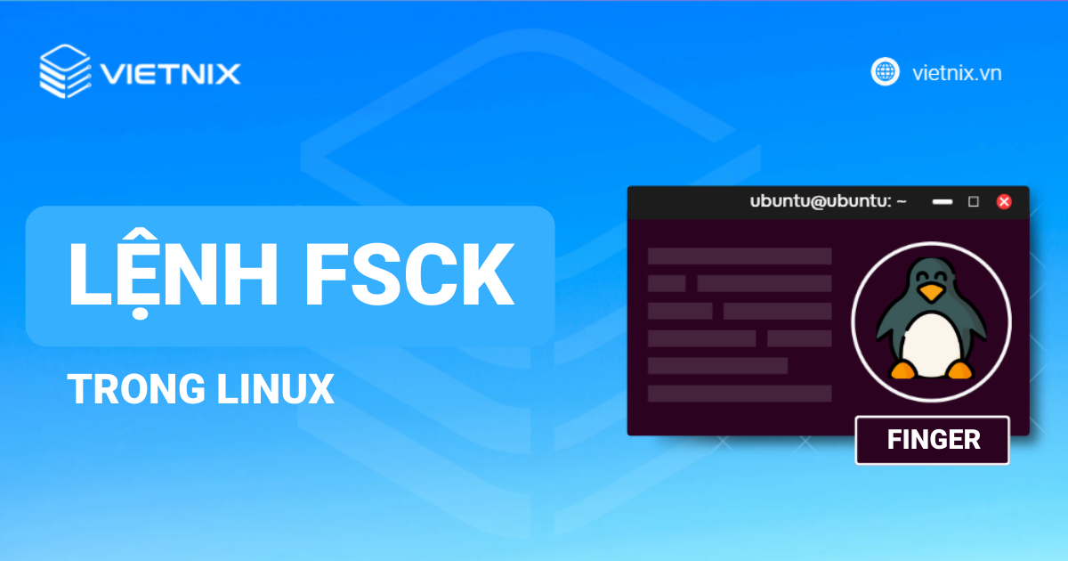 7 ví dụ áp dụng lệnh fsck trong Linux để kiểm tra hệ thống