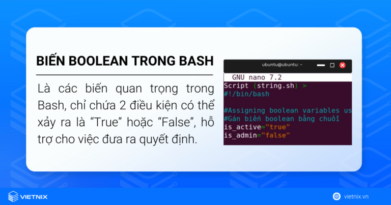 Biến Boolean trong Bash: Hướng dẫn khai báo biến