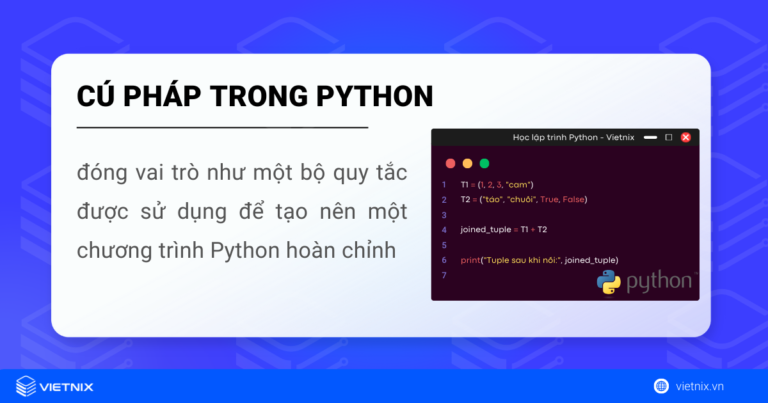 Các cú pháp trong Python mà bạn cần phải biết