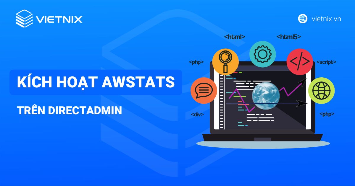 3 bước kích hoạt Awstats trên DirectAdmin - Vietnix