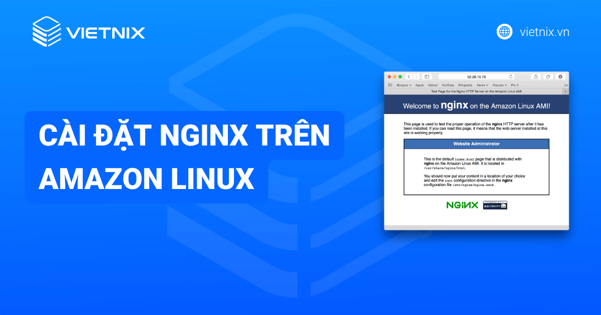 Cách cài đặt nginx trên Amazon linux 2023 nhanh nhất