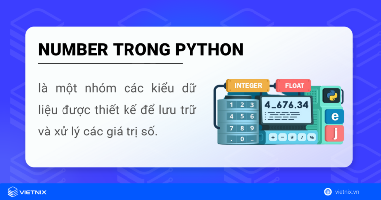Kiểu dữ liệu Number trong Python