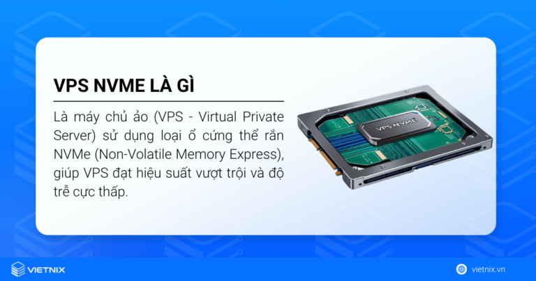 VPS NVMe là gì? So sánh giữa VPS NVMe với VPS SSD và HDD