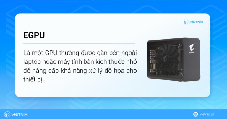 eGPU là gì? Công dụng và ưu nhược điểm của eGPU