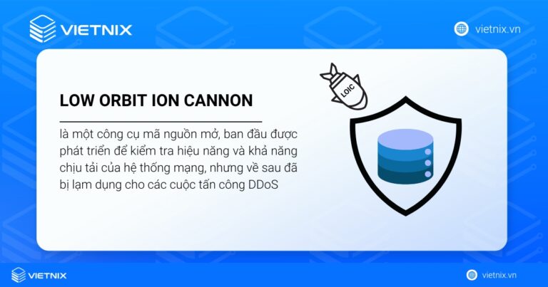 Low Orbit Ion Cannon (LOIC) là gì? Công cụ DDoS và giải pháp chống