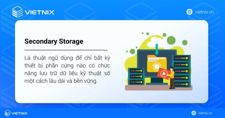 Secondary Storage là gì? Lợi ích khi sử dụng Secondary Storage